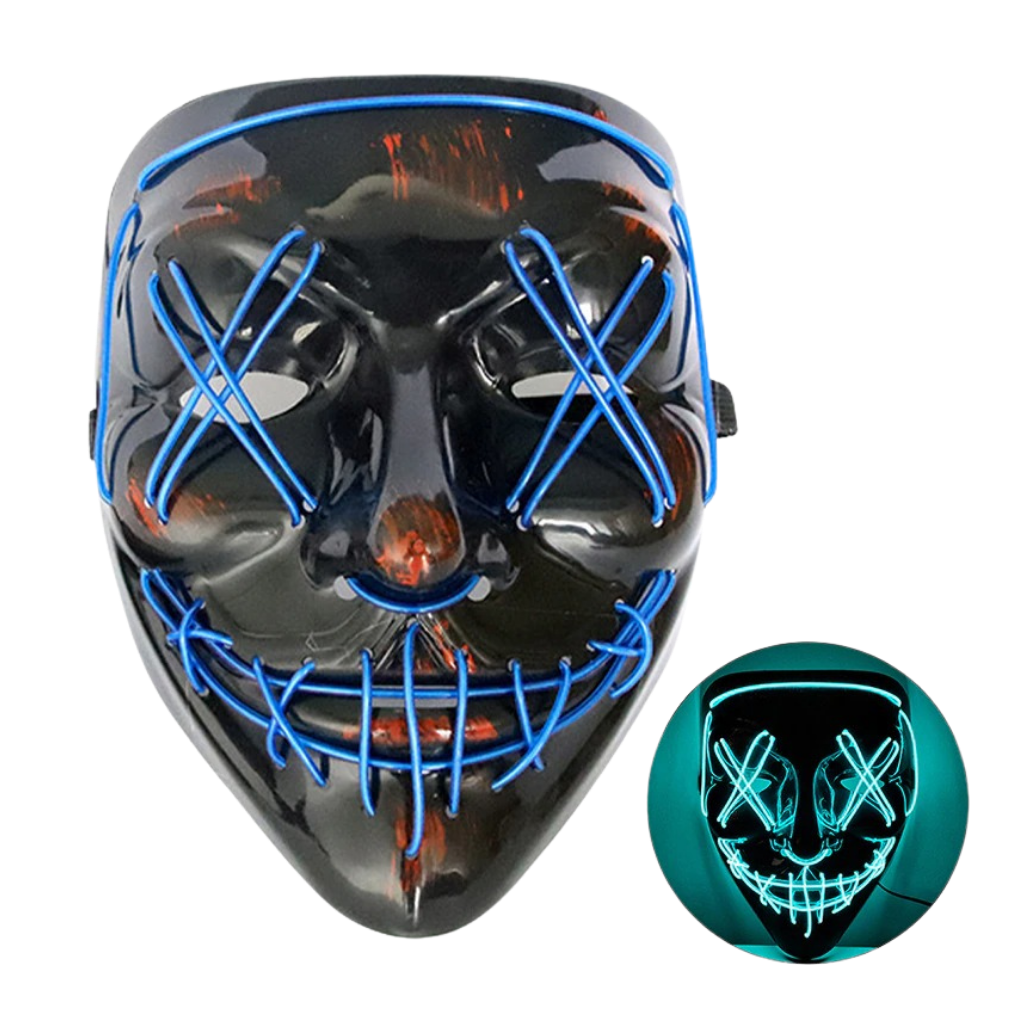 Neon LED maske – Norvo.no